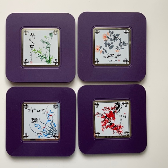 Dining | Asian Design Coasters | Poshmark